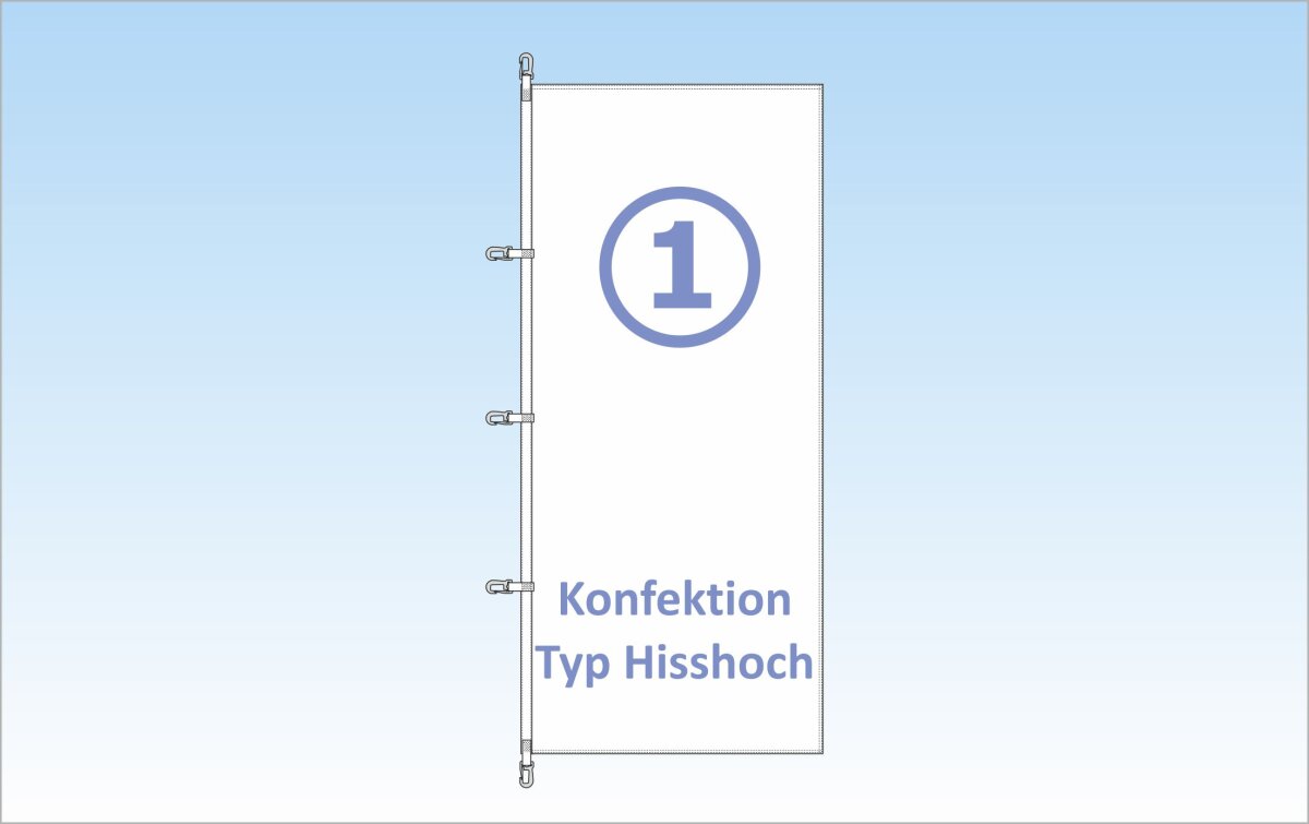 State flag Hesse 100 x 400 cm Euroflag 115g/m² - printed on both side ...