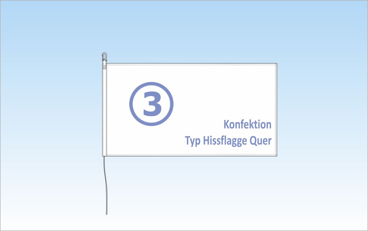 Advertising flag landscape format 60 x 40 cm Euroflag 115 g/m² - prin ...