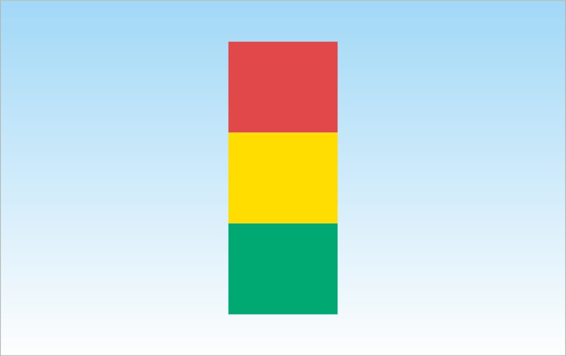 Country flag National flag High Guinea 150 x 400 cm Euroflag 115g/m² ...