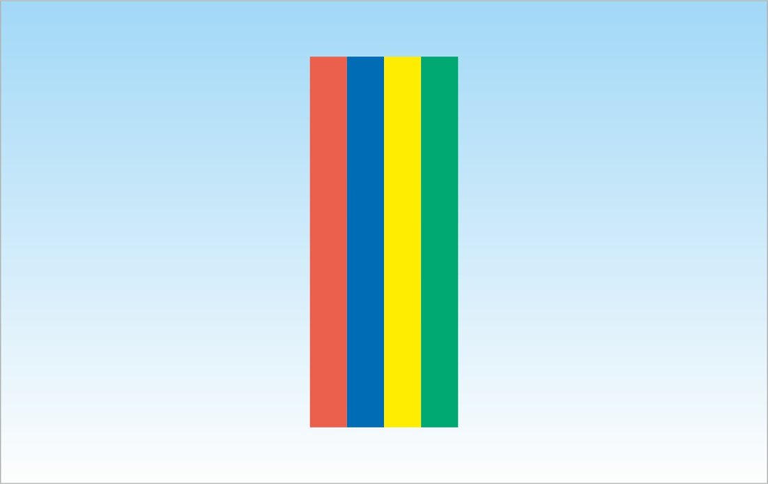 Country flag National flag Hißhoch Mauritius 100 x 400 cm Euroflag 11 ...