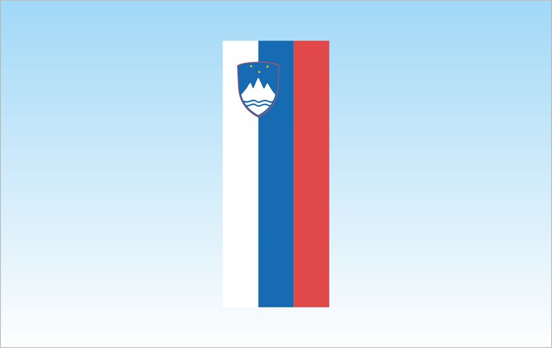 Country flag National flag Hißhoch Slovenia 100 x 400 cm Euroflag 115