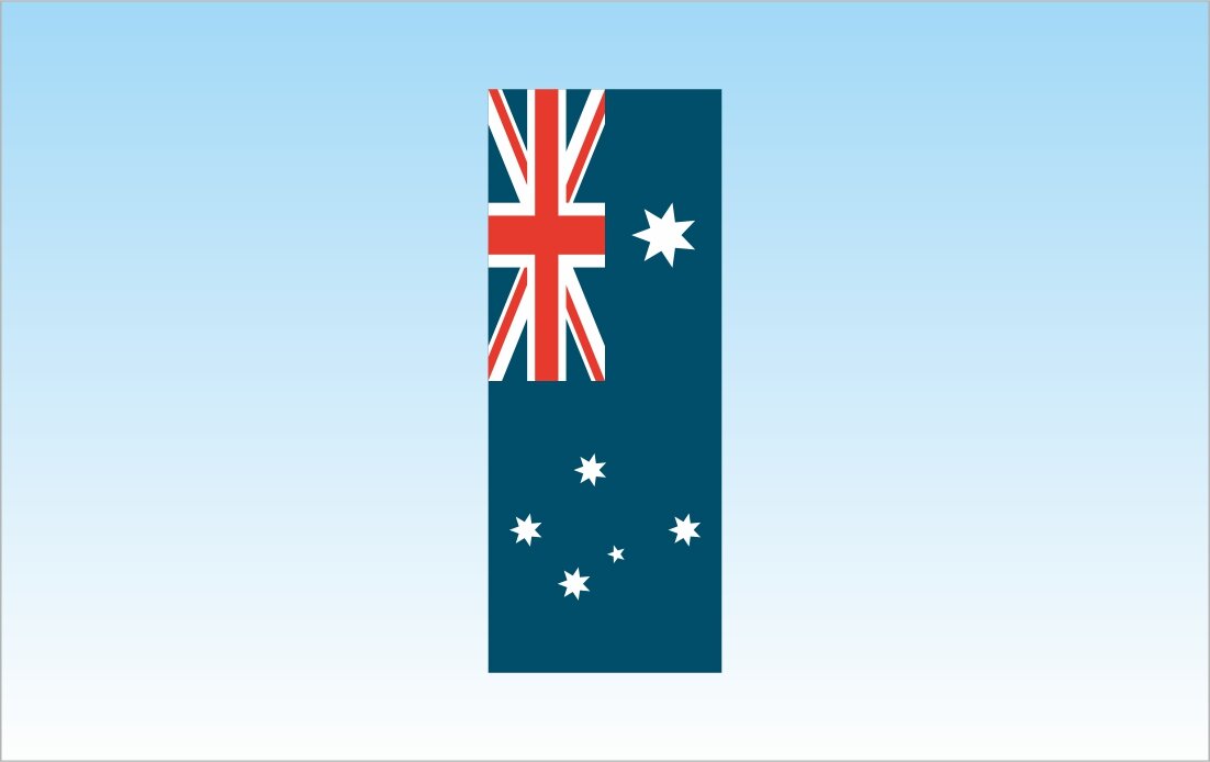 Country flag National flag Hißhoch Australia 120 x 350 cm Euroflag 11