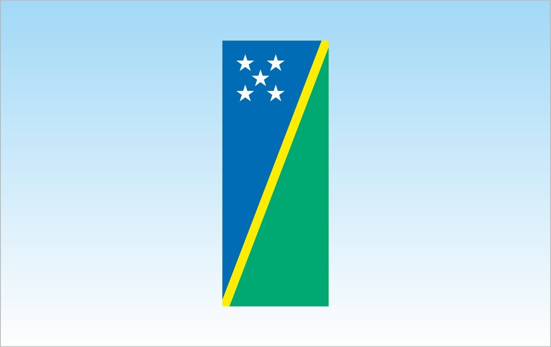 Country flag National flag High Solomon Islands 150 x 350 cm Euroflag ...